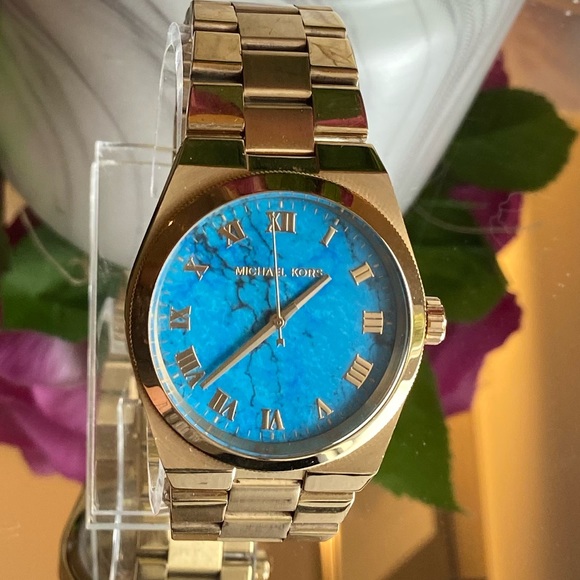 MICHAEL Michael Kors | Accessories | Michael Kors Turquoise Gold Tone ...
